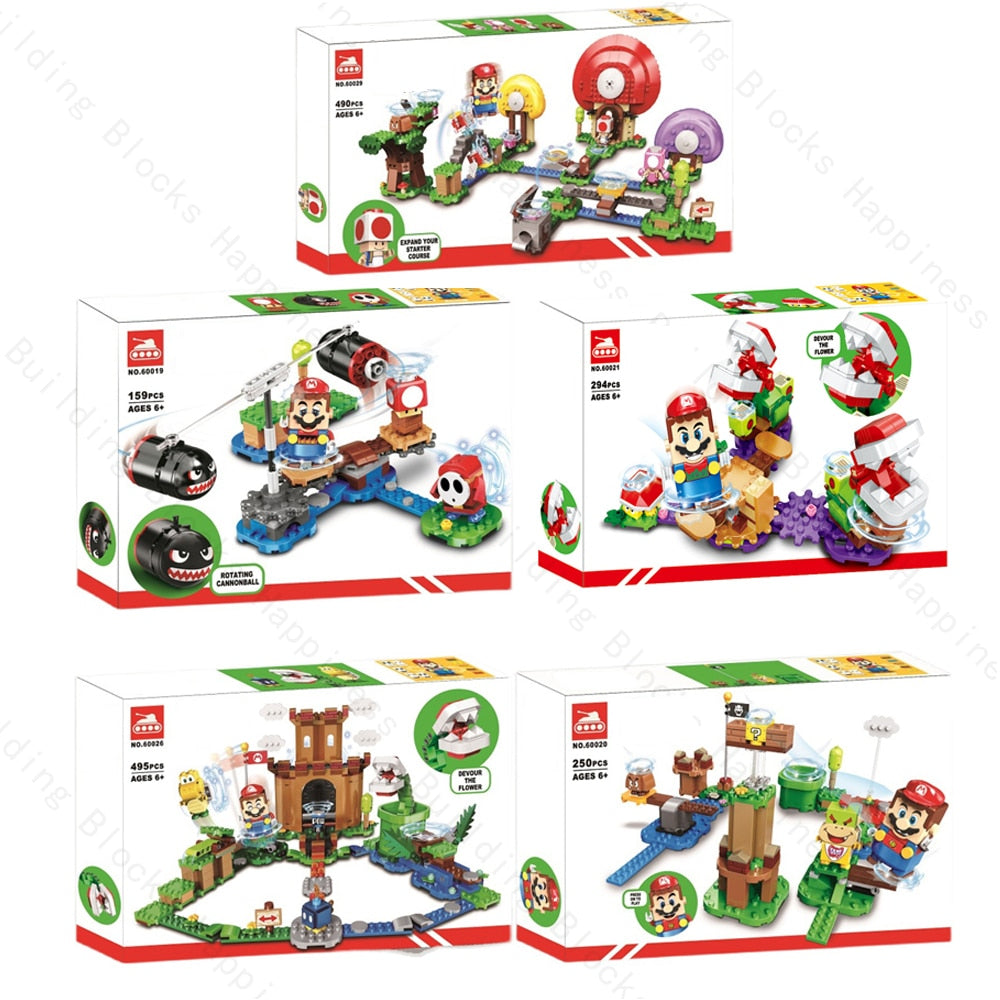 Super Mario Baustein Sets - viele Motive zur Wahl – PK.toys